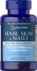 Puritan's Pride B7 biotin softgels