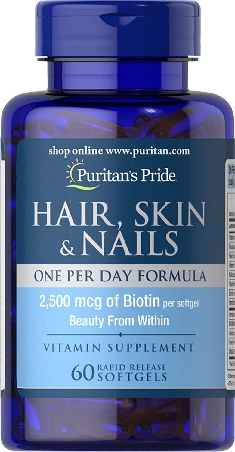 Puritan's Pride B7 biotin softgels
