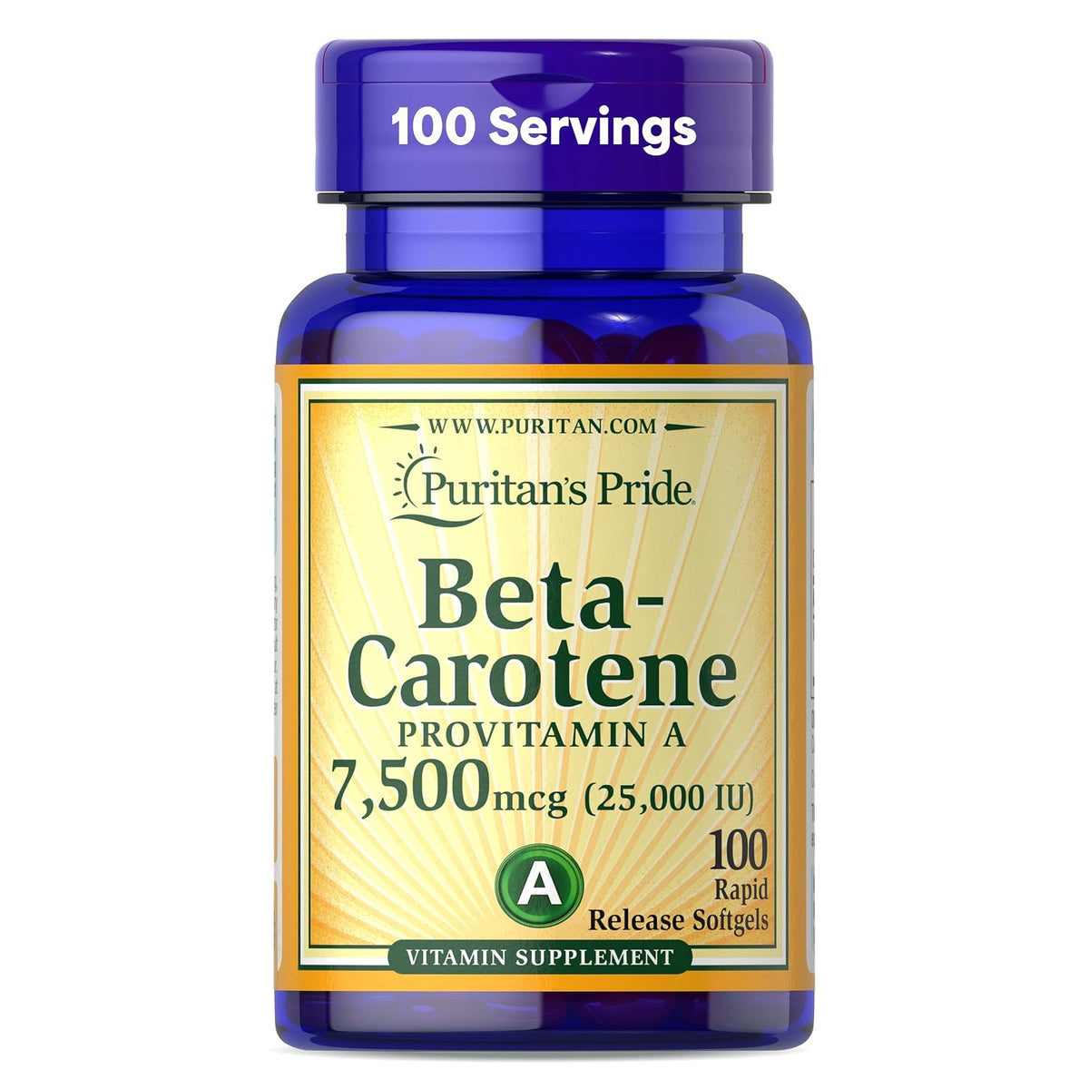 Puritan's Pride Beta Carotene benefits