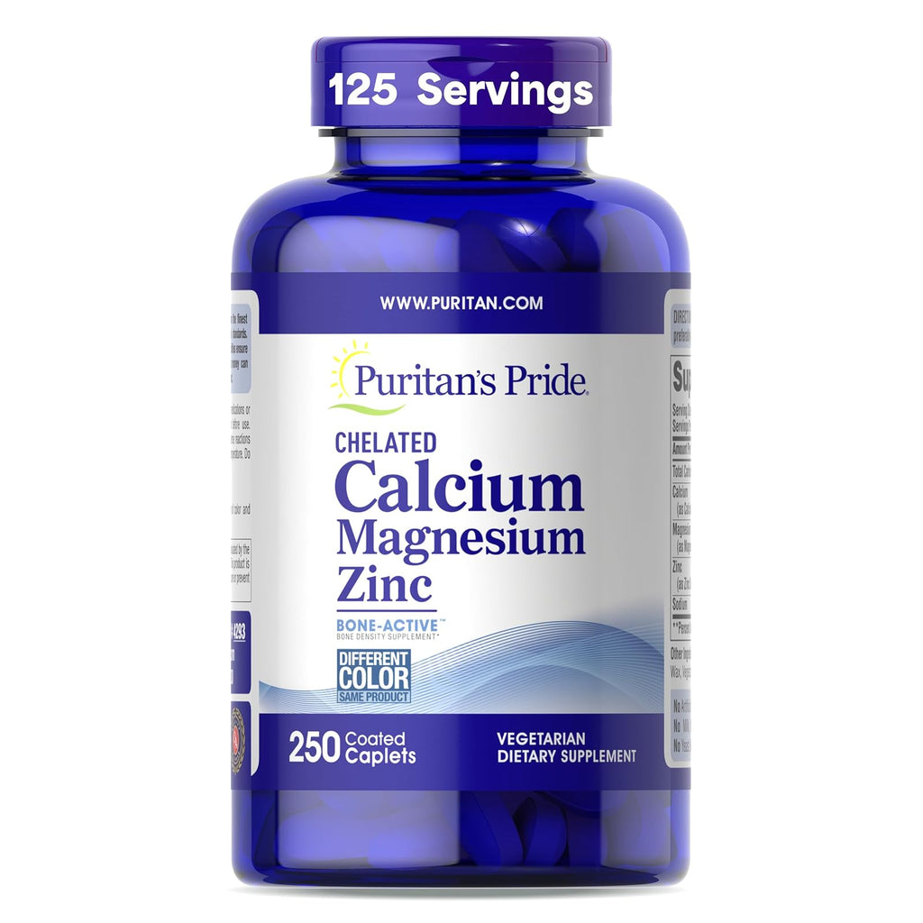 Puritan's Pride chelated calcium tablets