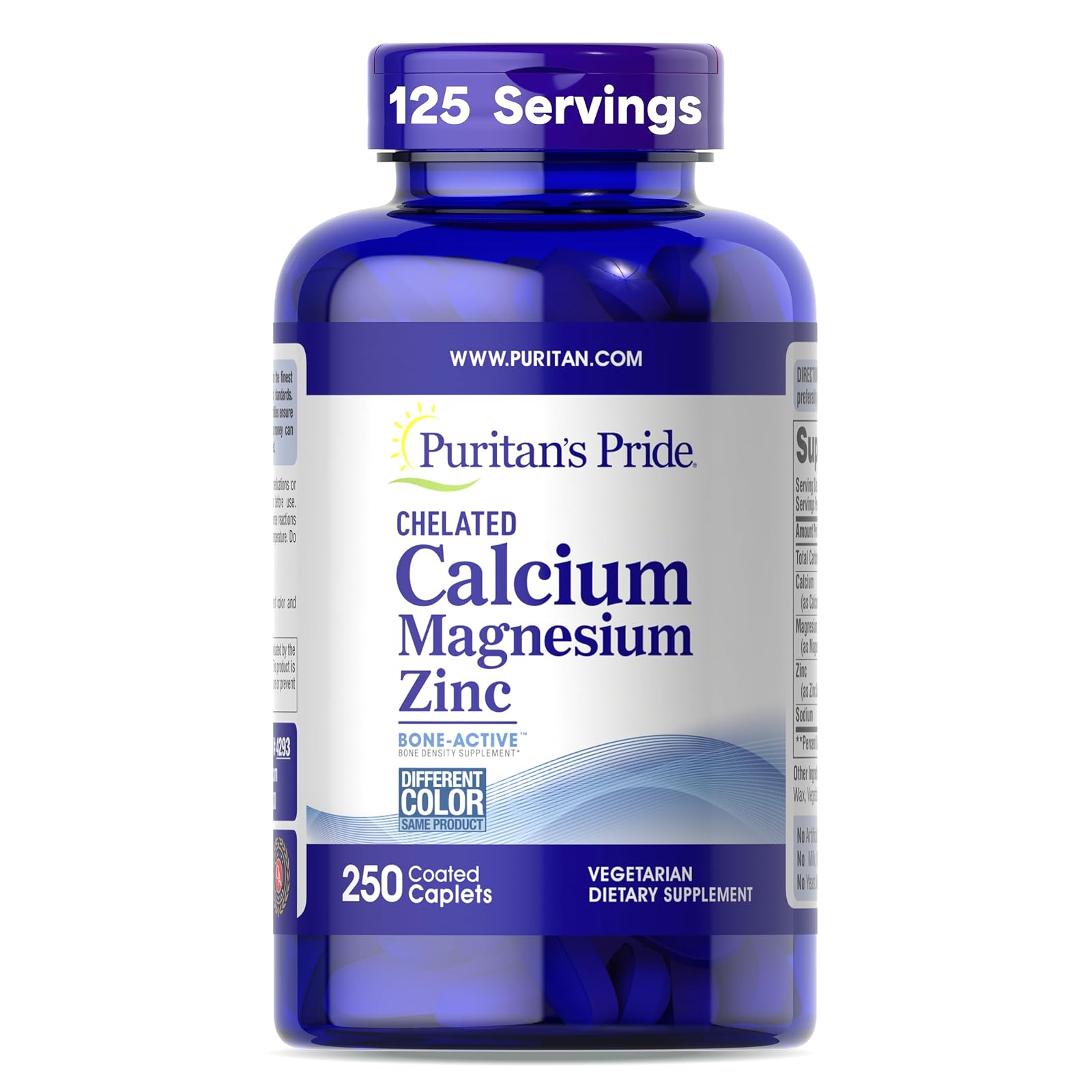 Puritan's Pride chelated calcium tablets
