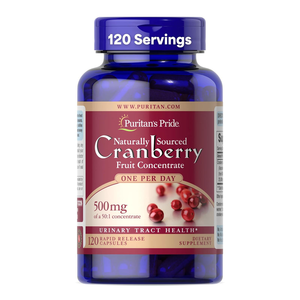 Puritan's Pride cranberry concentrate capsules