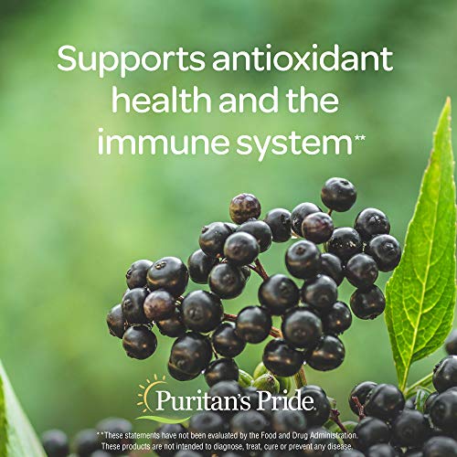 Puritan's Pride elderberry for seasonal support