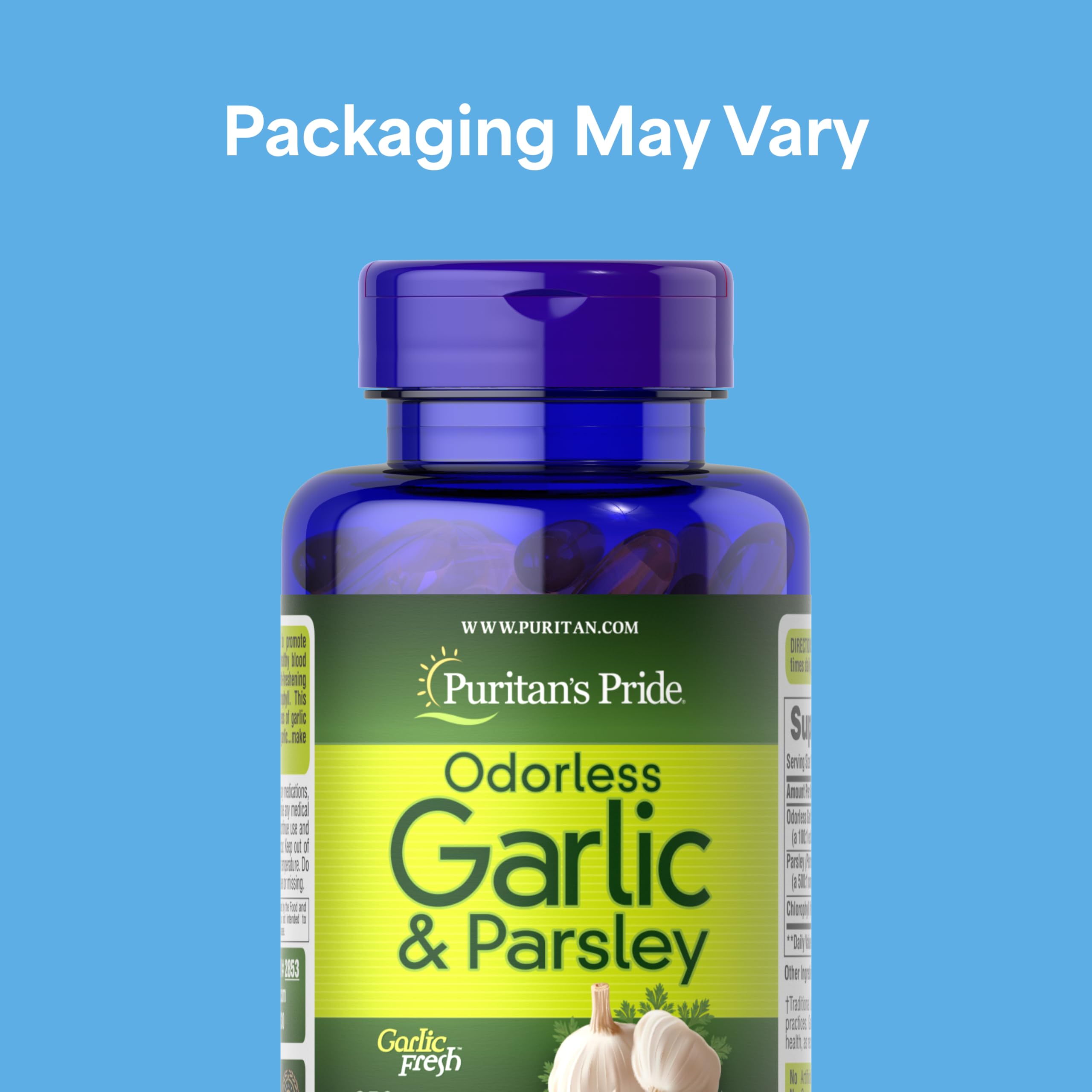Puritan's Pride garlic for wellness