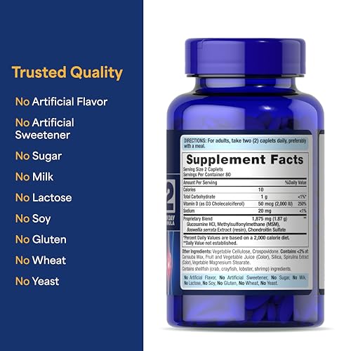 Puritan's Pride glucosamine for flexibility