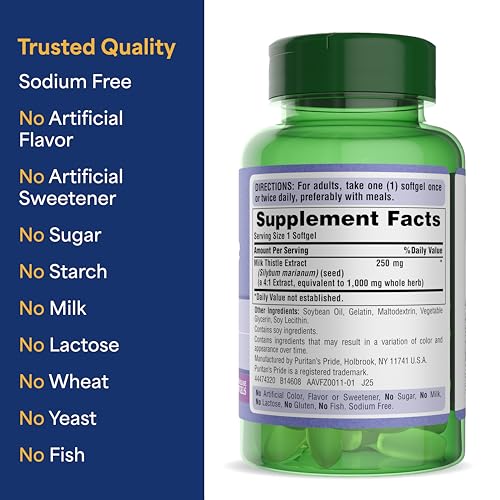 Puritan's Pride herbal liver support