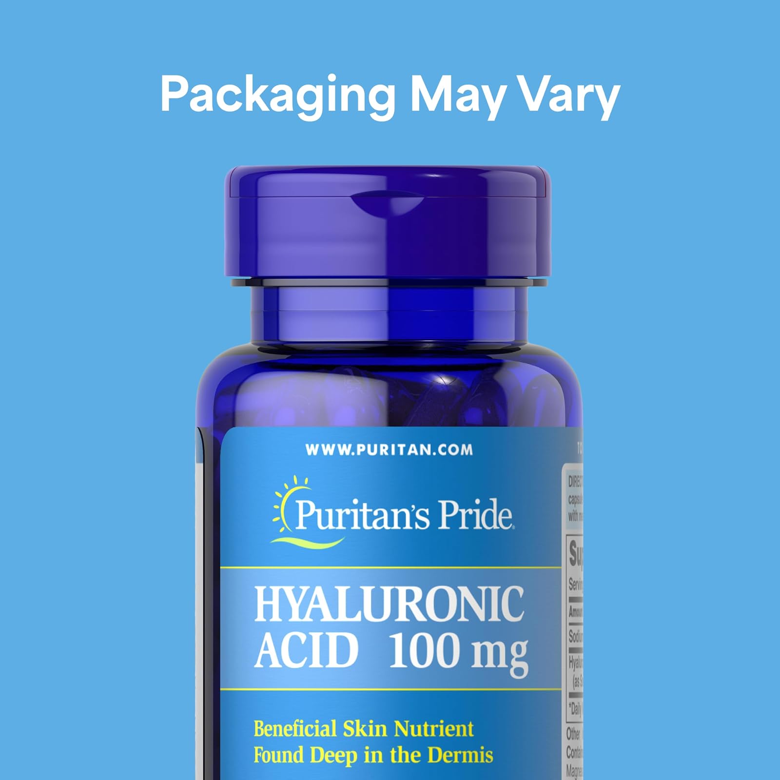 Puritan's Pride hyaluronic acid benefits