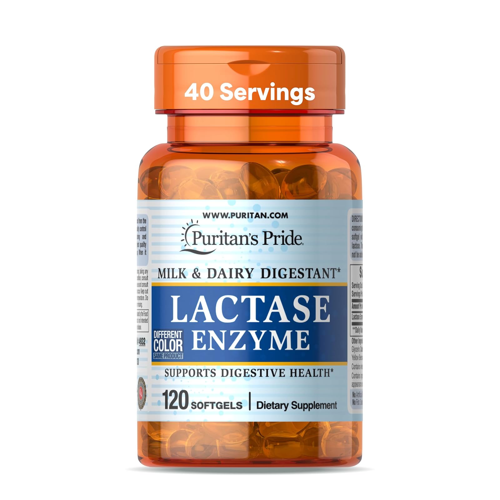 Puritan's Pride lactase enzyme benefits