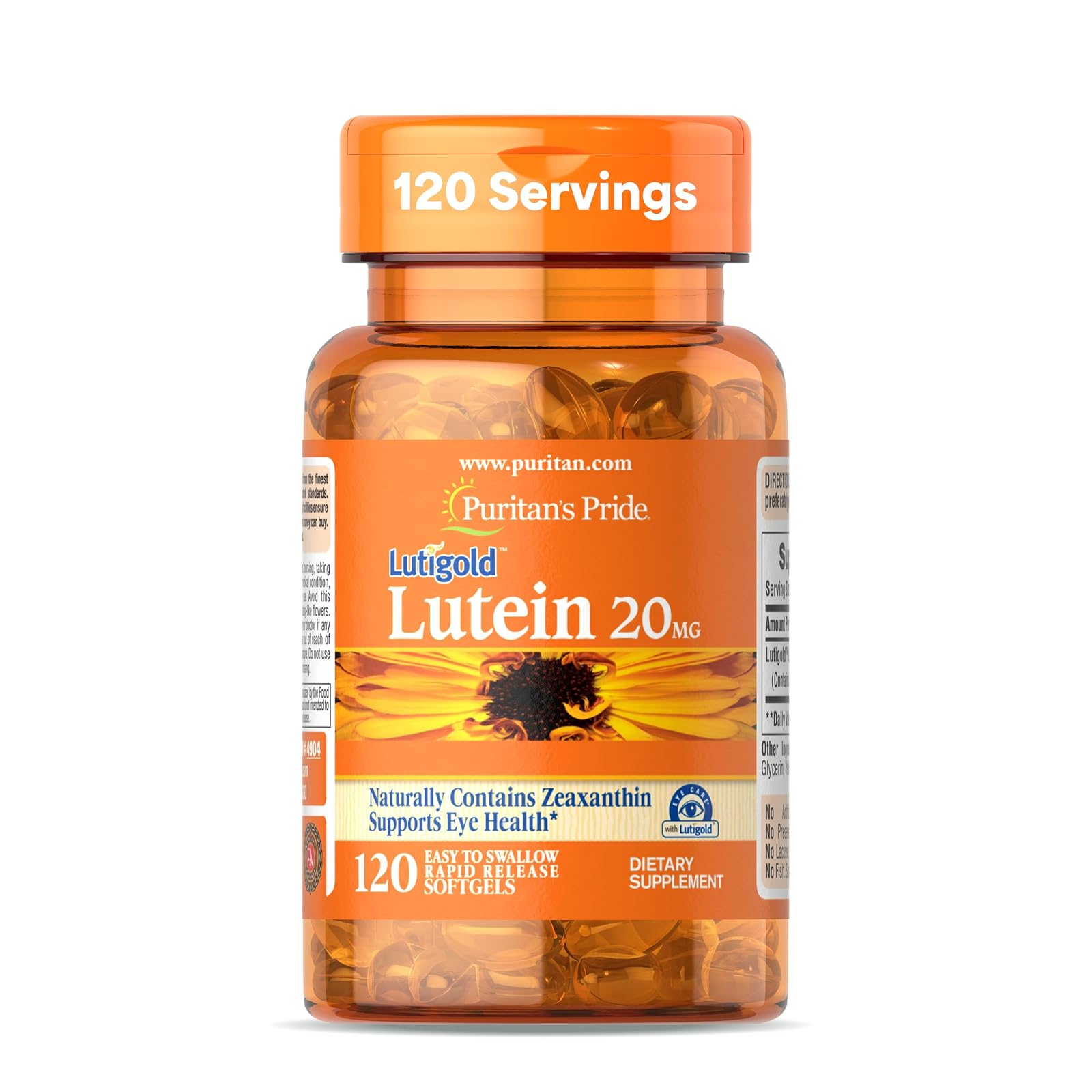 Puritan's Pride Lutigold lutein benefits