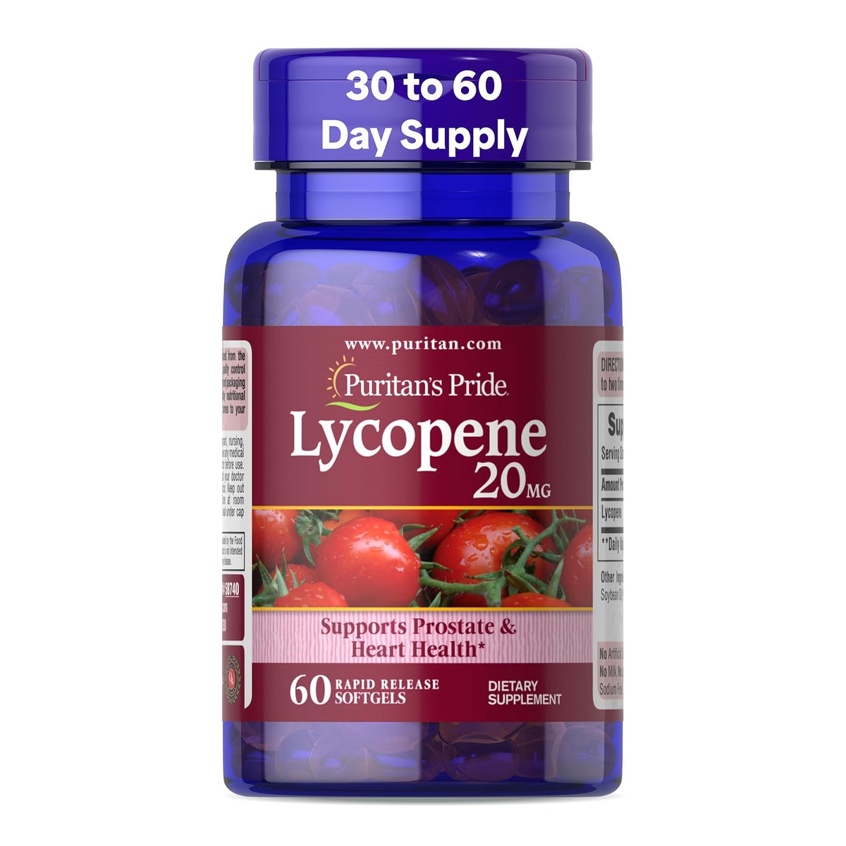 Puritan's Pride Lycopene softgels benefits