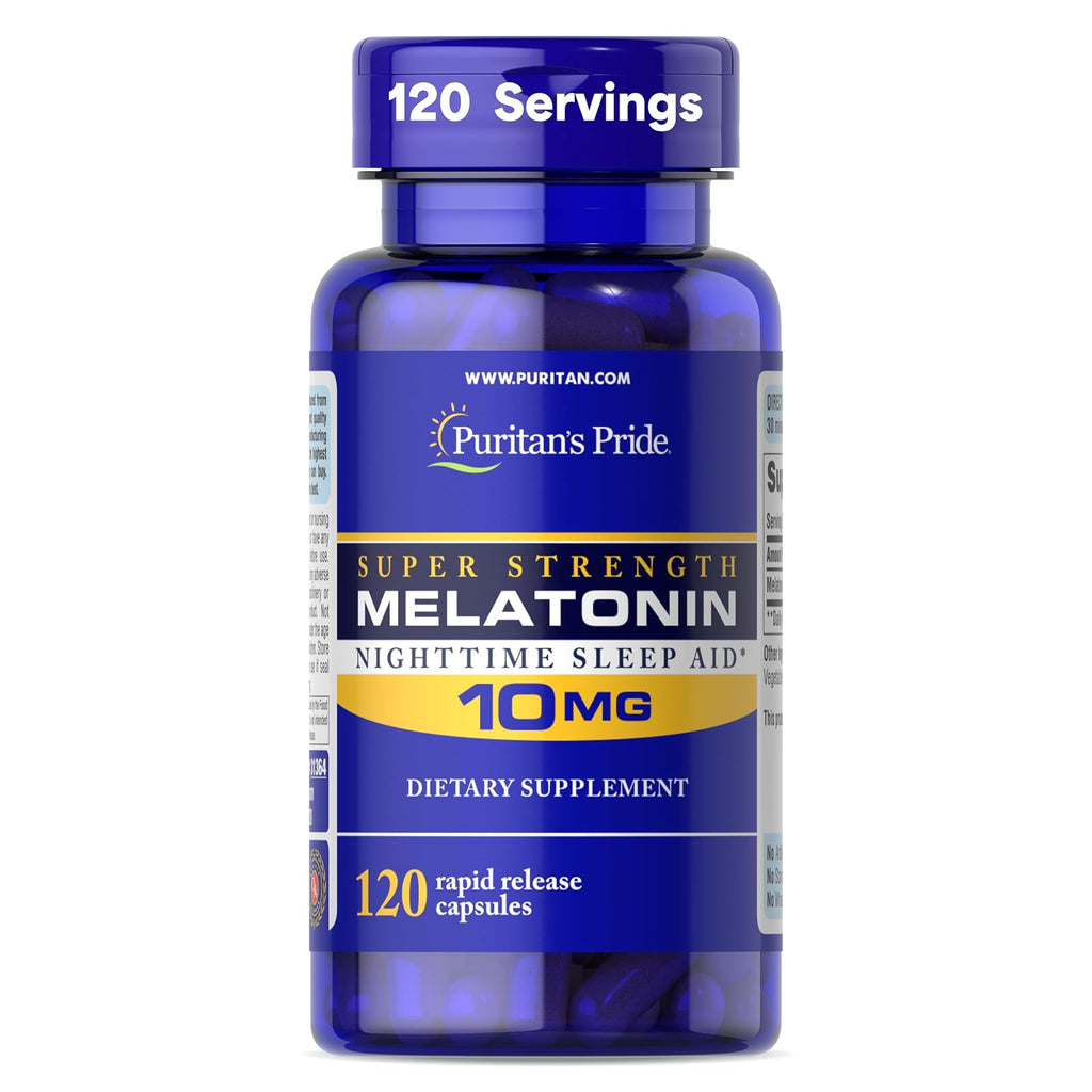 Puritan's Pride Melatonin for restful sleep