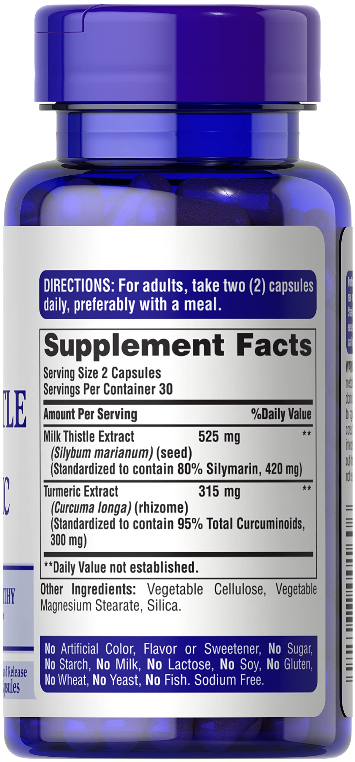 Puritan's Pride milk thistle benefits