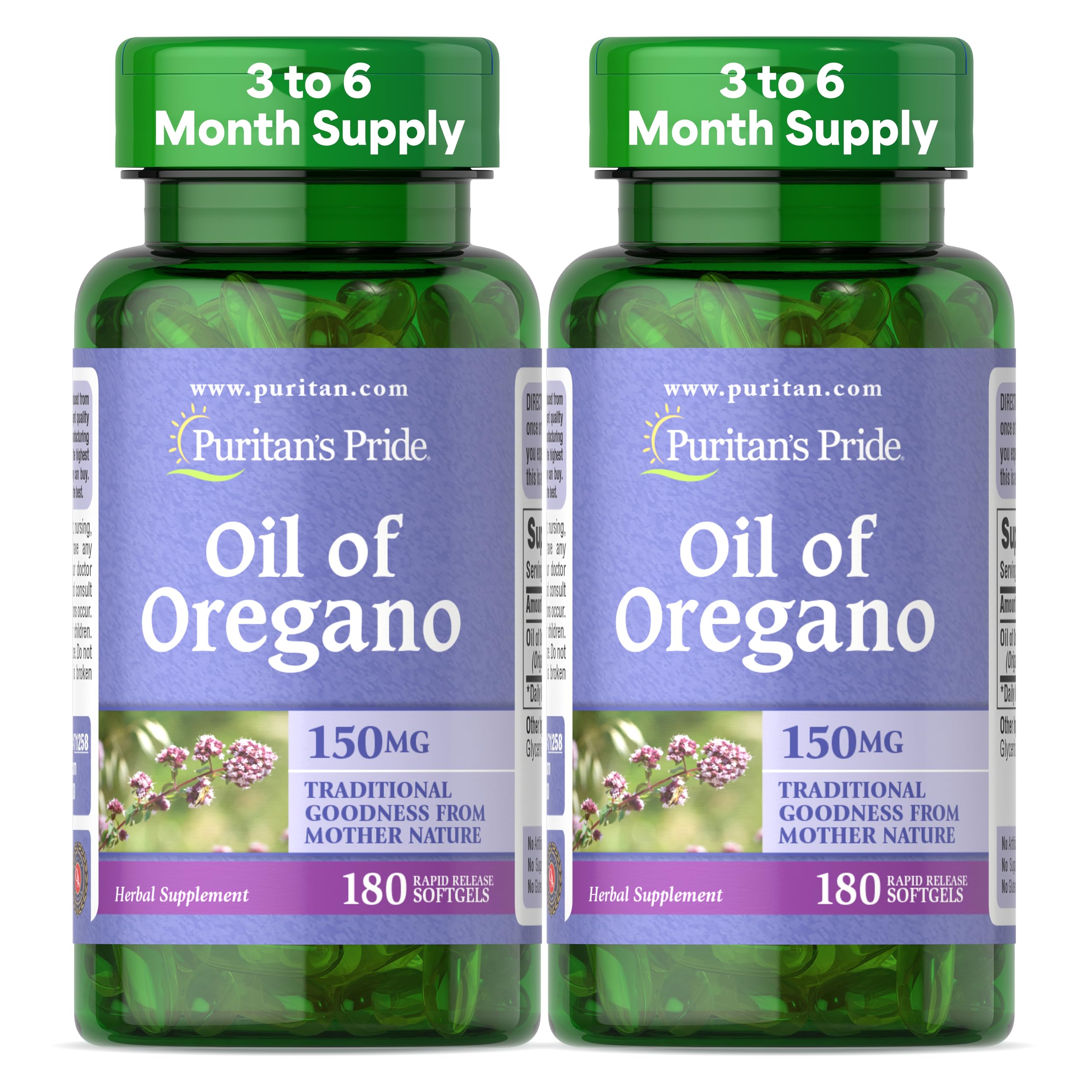 Puritan's Pride oregano immune support