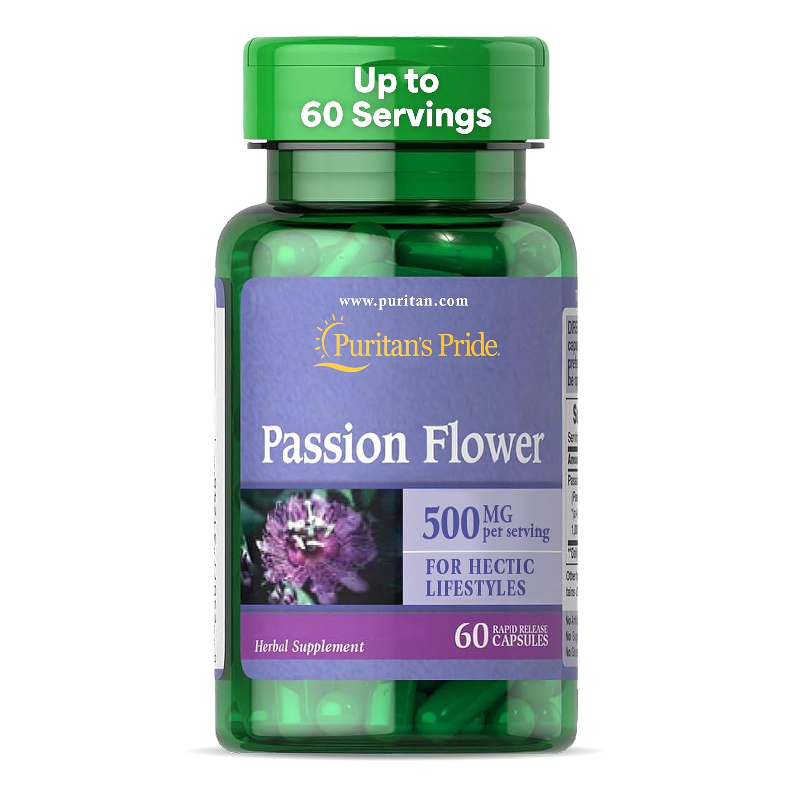 Puritan's Pride Passion Flower Extract capsules