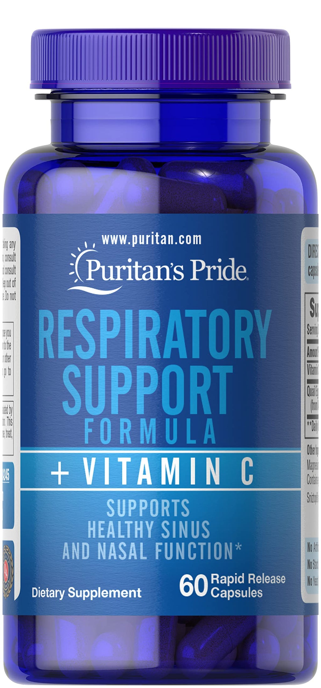 Puritan's Pride respiratory support capsules