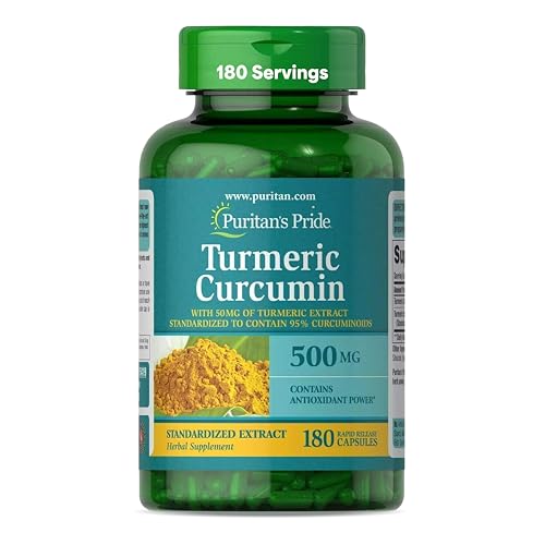 Puritan's Pride turmeric curcumin capsules