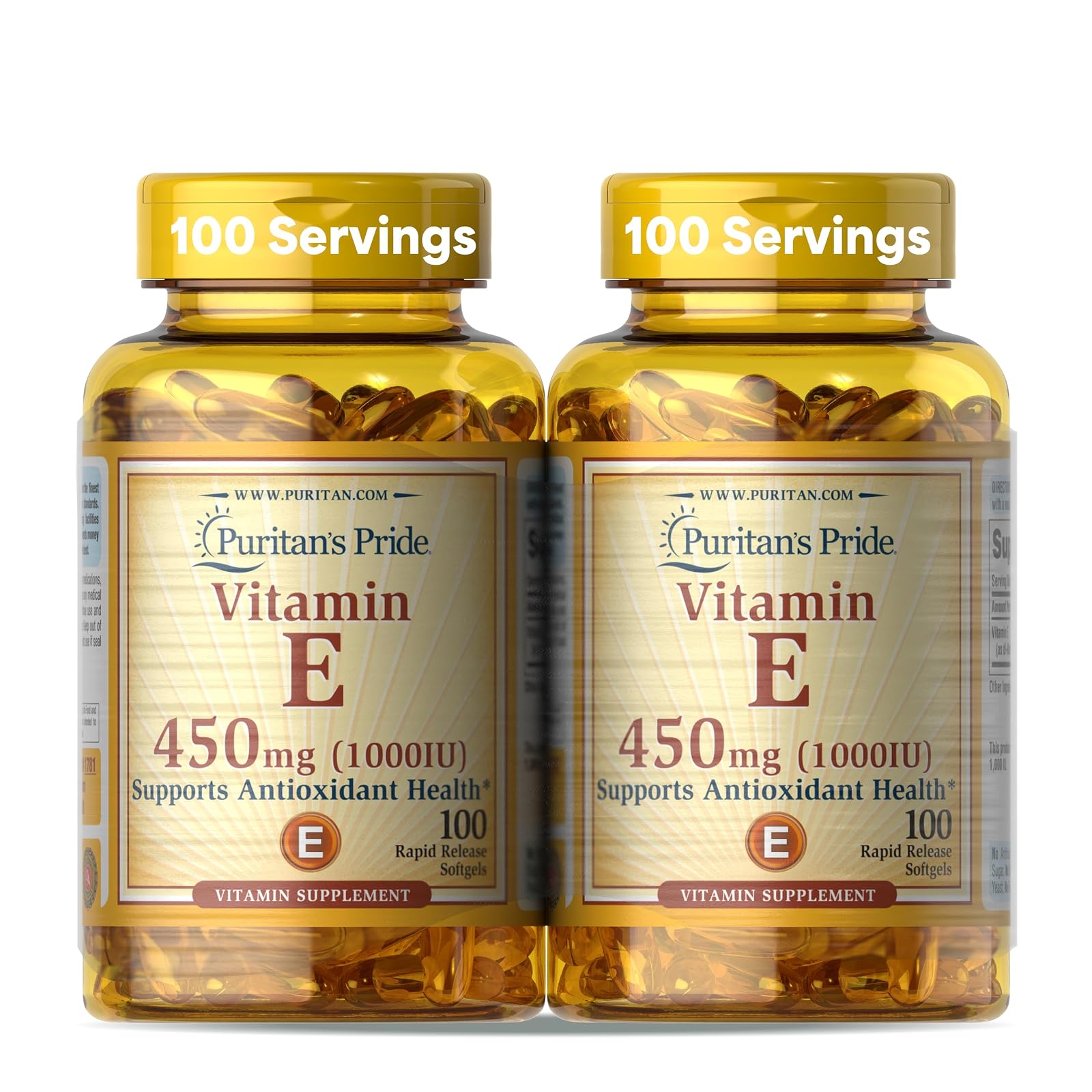 Puritan's Pride vitamin E softgels