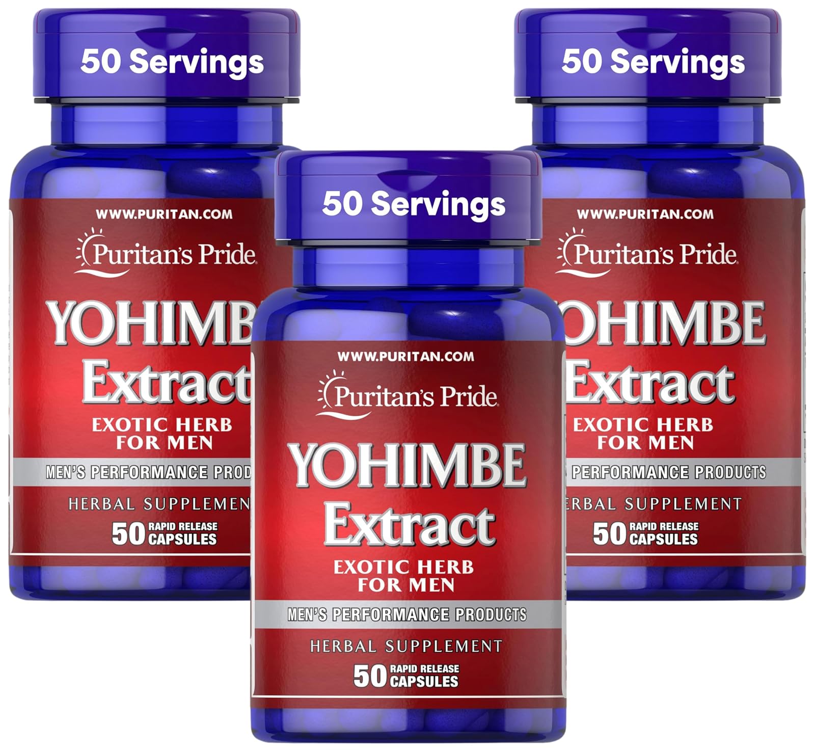 Puritan's Pride Yohimbe 1000 mg capsules