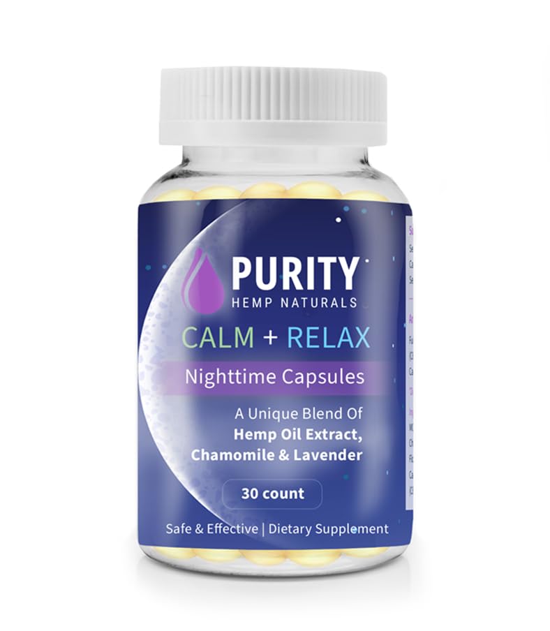 Purity Hemp Naturals sleep support capsules
