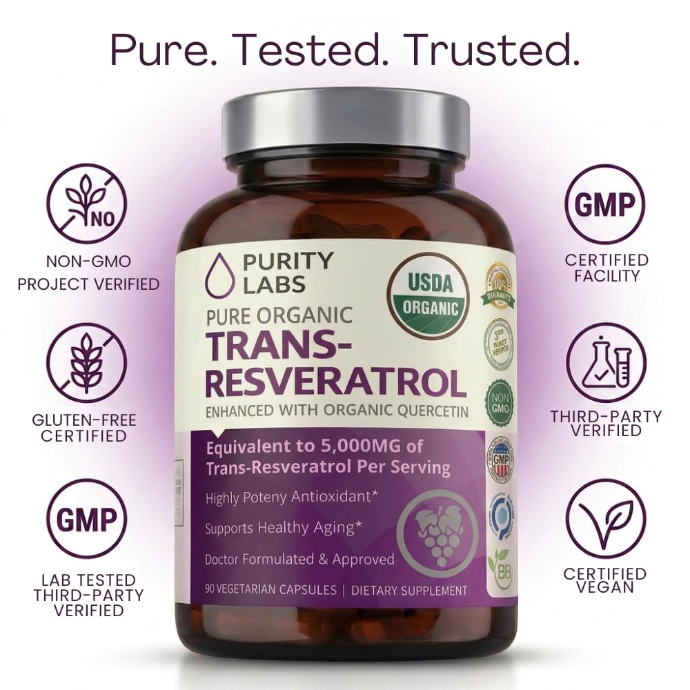 Purity Labs Resveratrol for healthy aging