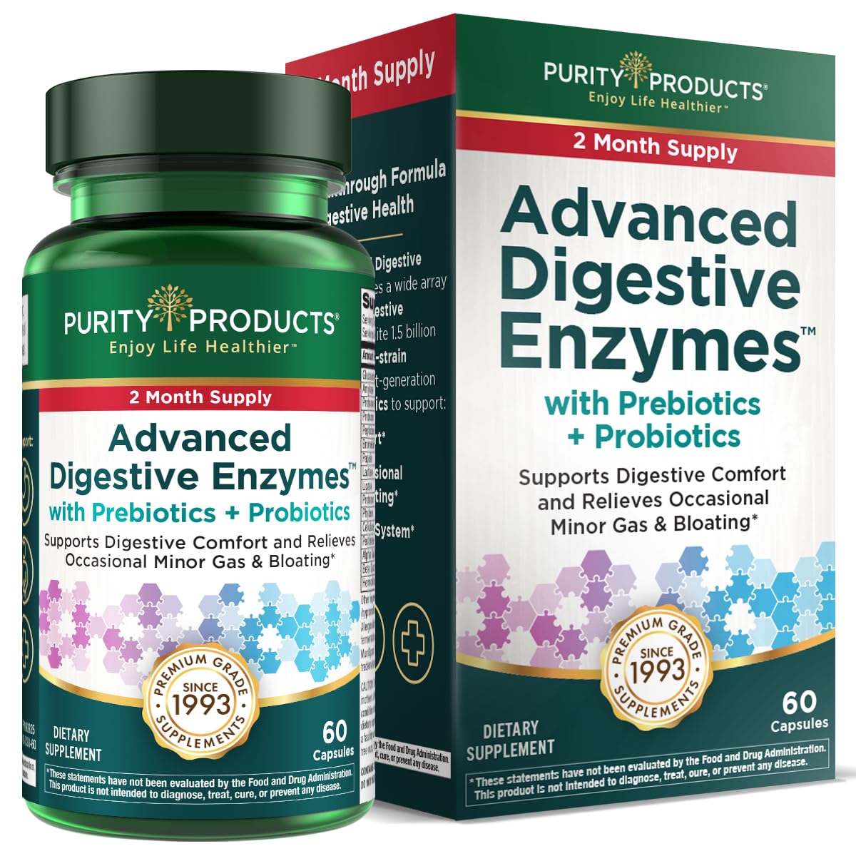 Purity Products digestive enzymes capsules