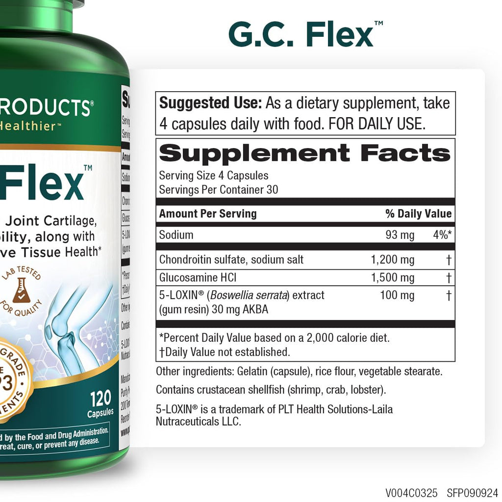 Purity Products glucosamine for mobility