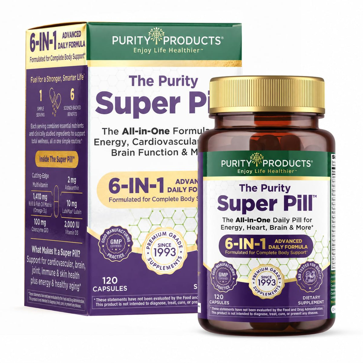 Purity Products multivitamins for daily health