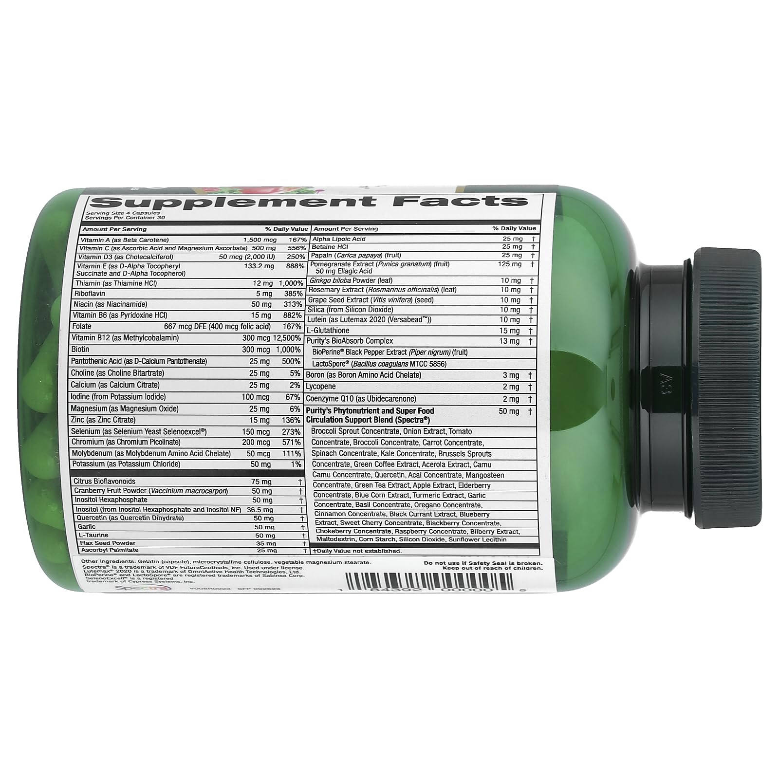 Purity Products Perfect multivitamin benefits