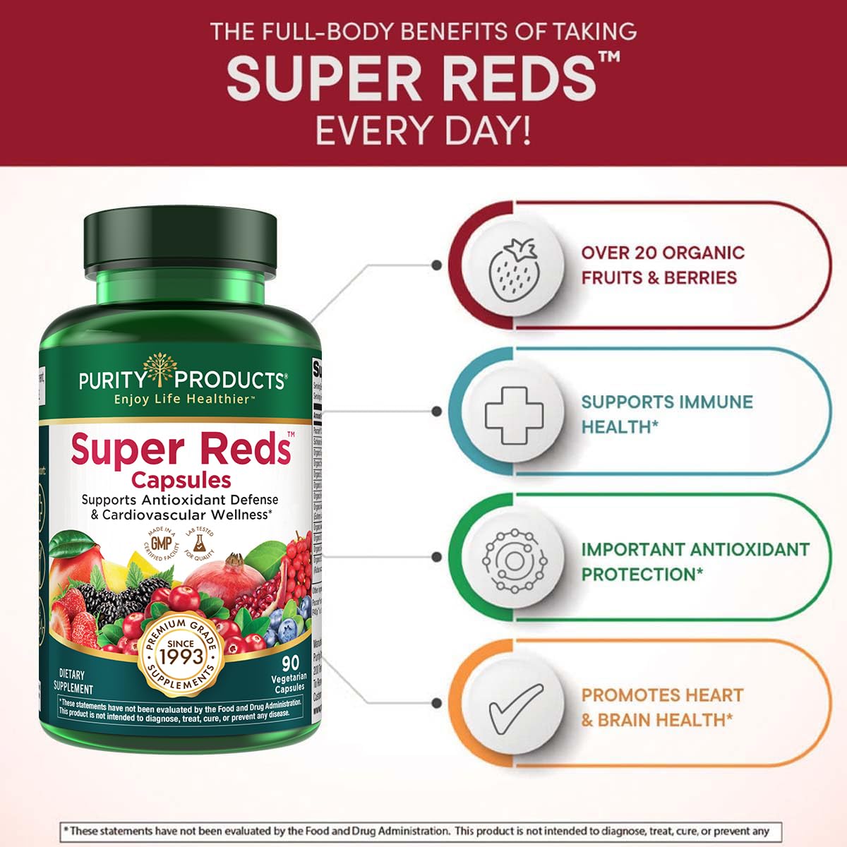 Purity Products Super Reds kids multivitamin