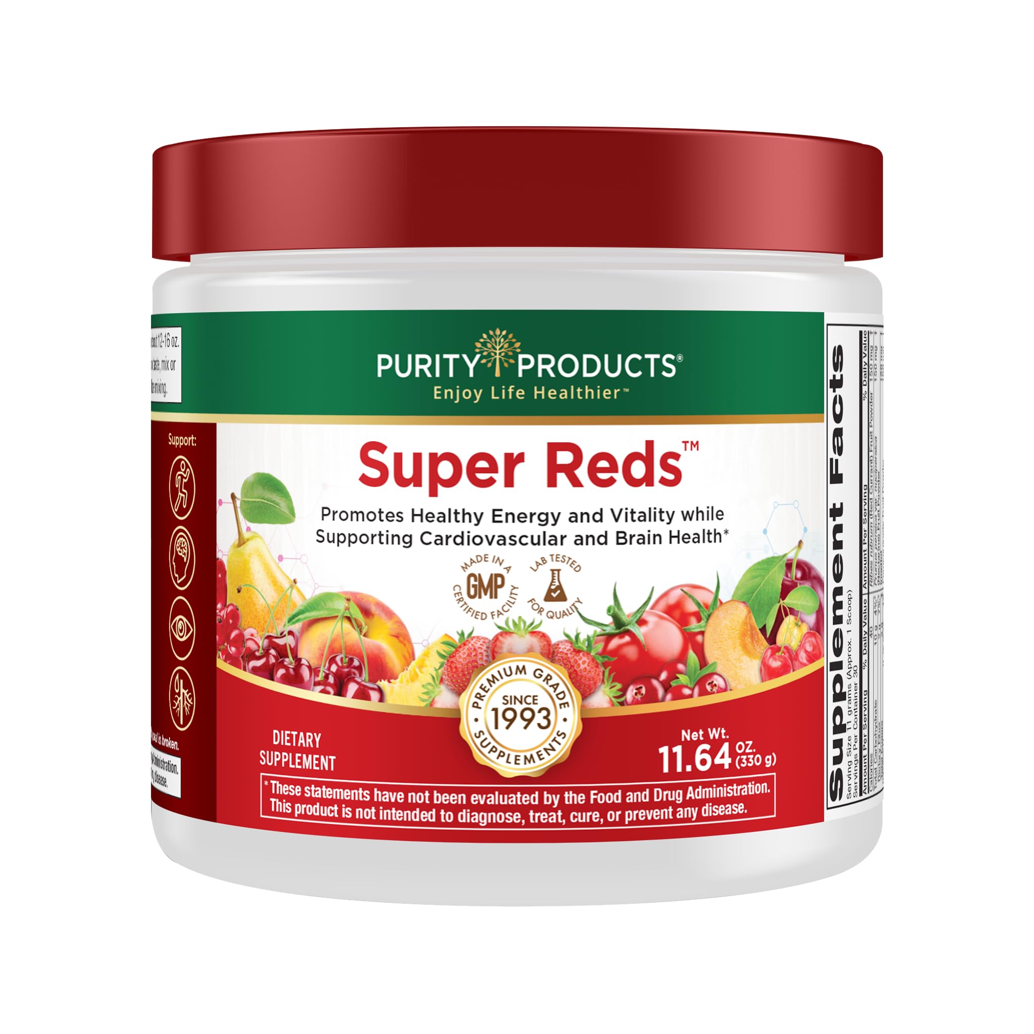 Purity Products Super Reds Powder benefits