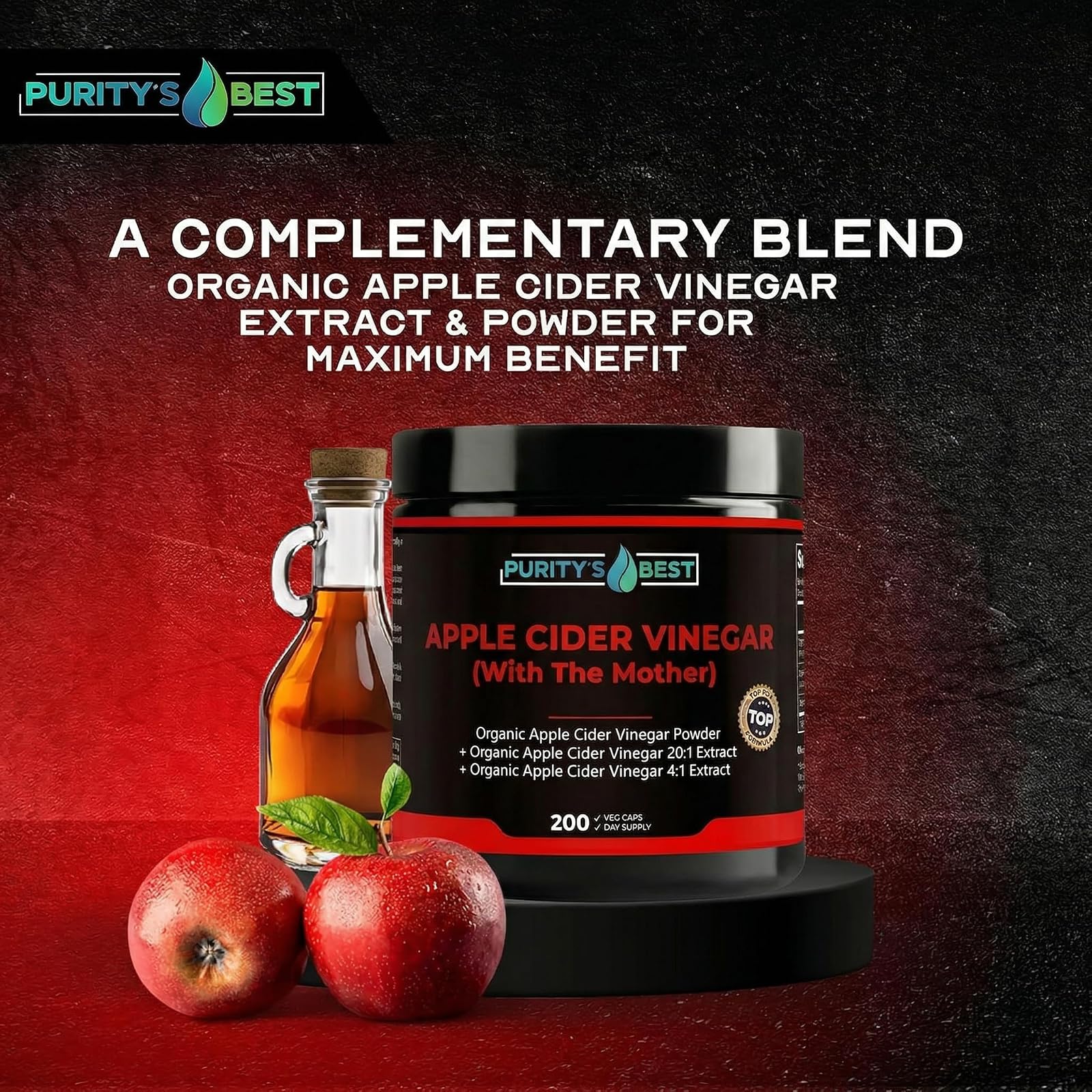 Purity's Best apple cider vinegar