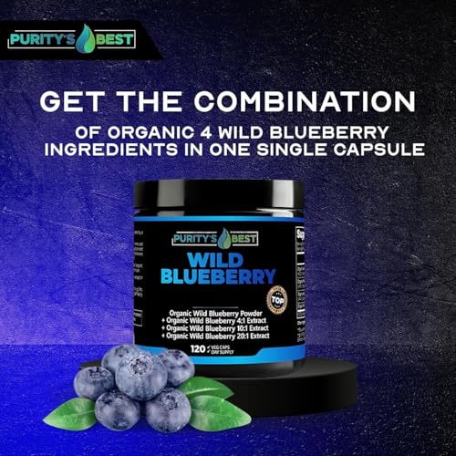 Purity's Best vegan blueberry supplements