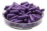purple empty gelatin capsules for vitamins