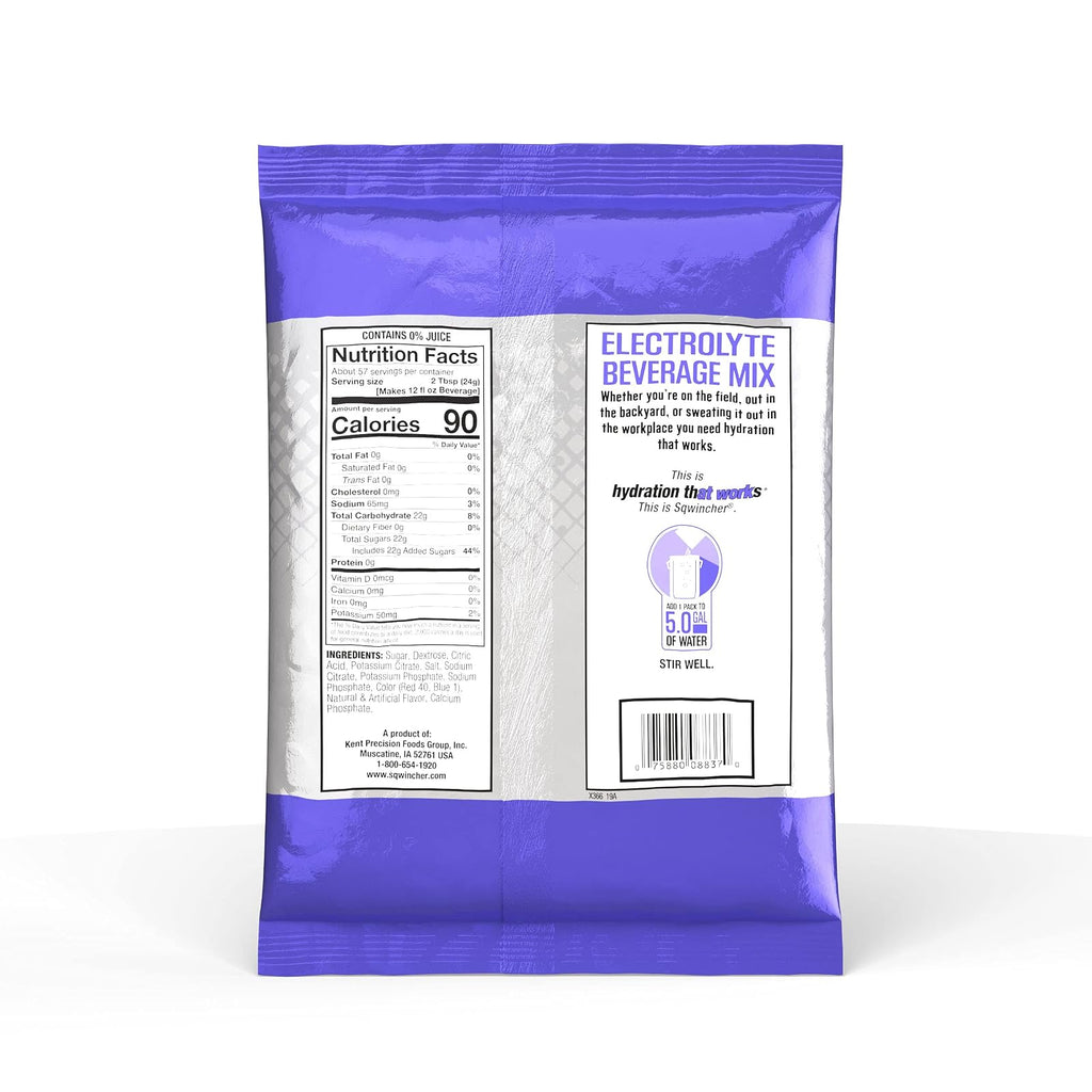 Purple sports drink concentrate for athletes