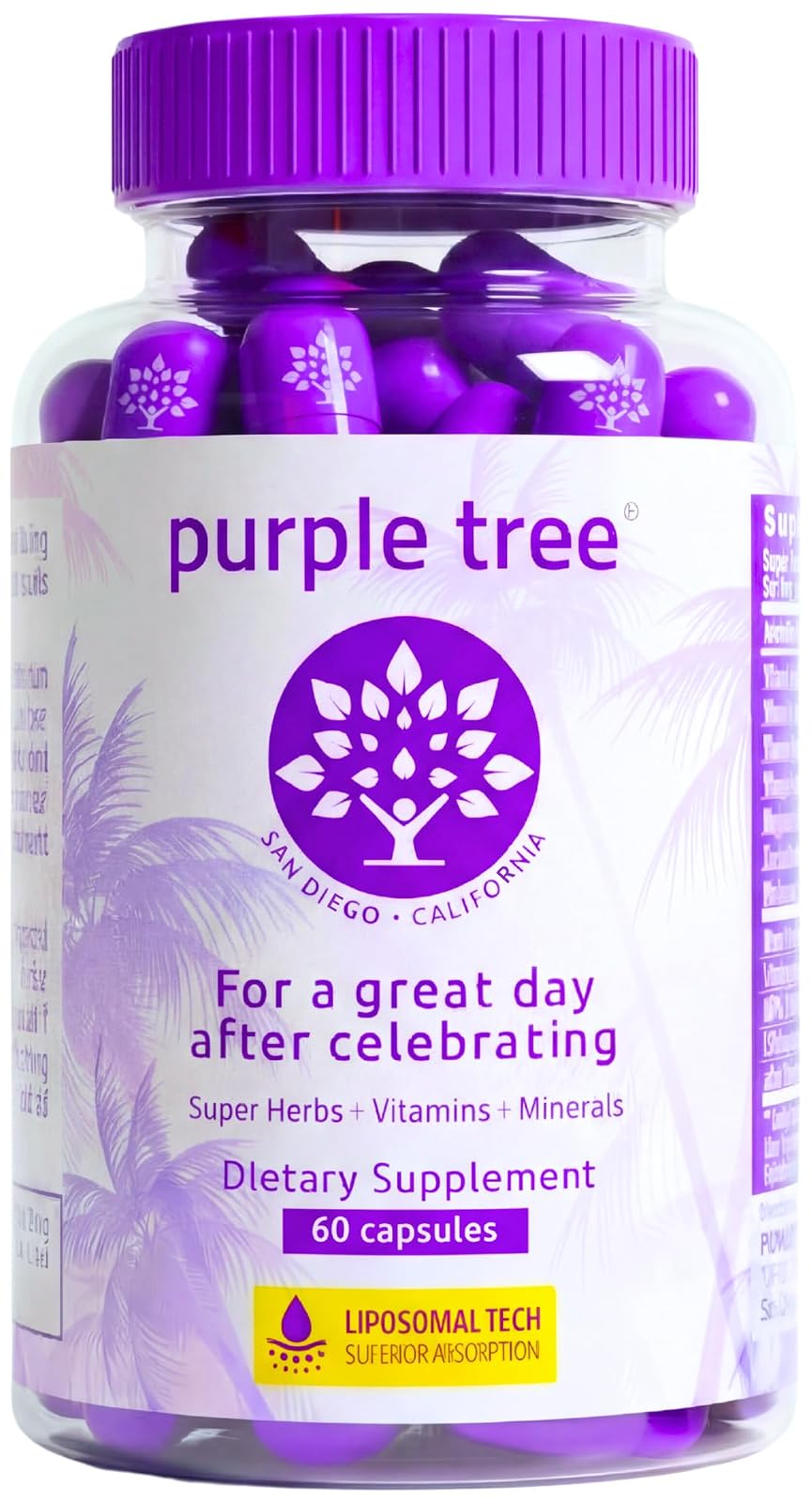 Purple Tree milk thistle capsules