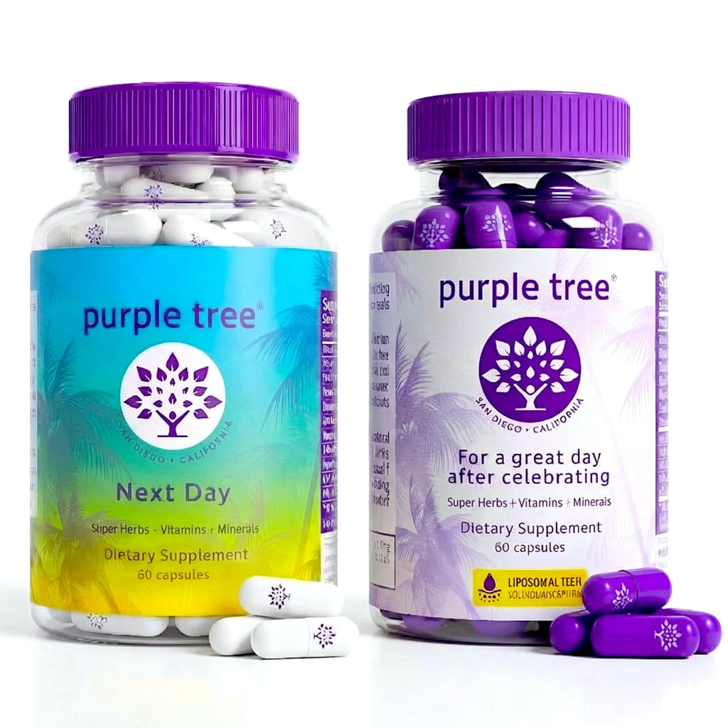 purple tree Morning Win Duo multivitamins