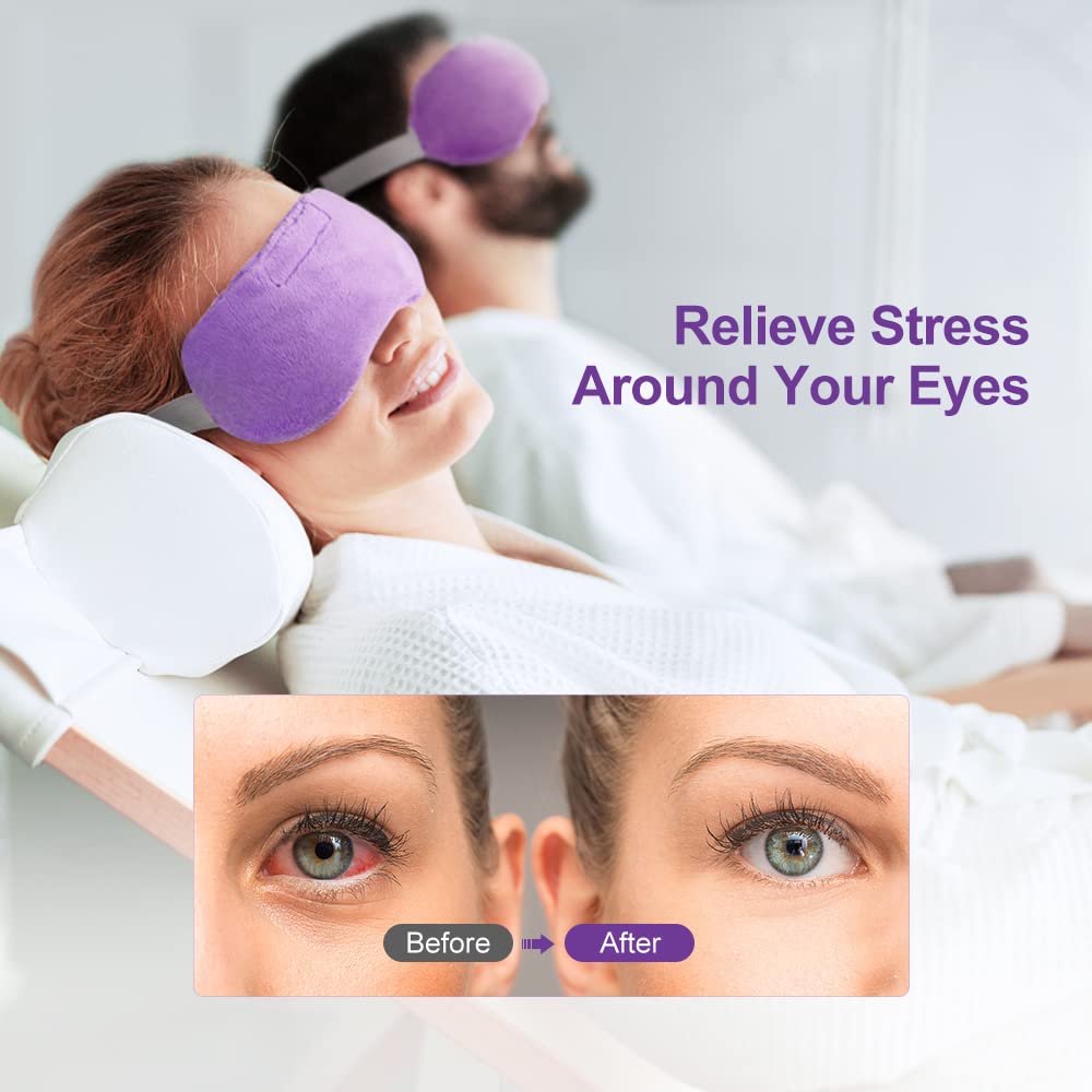 purple weighted eye mask for sleep