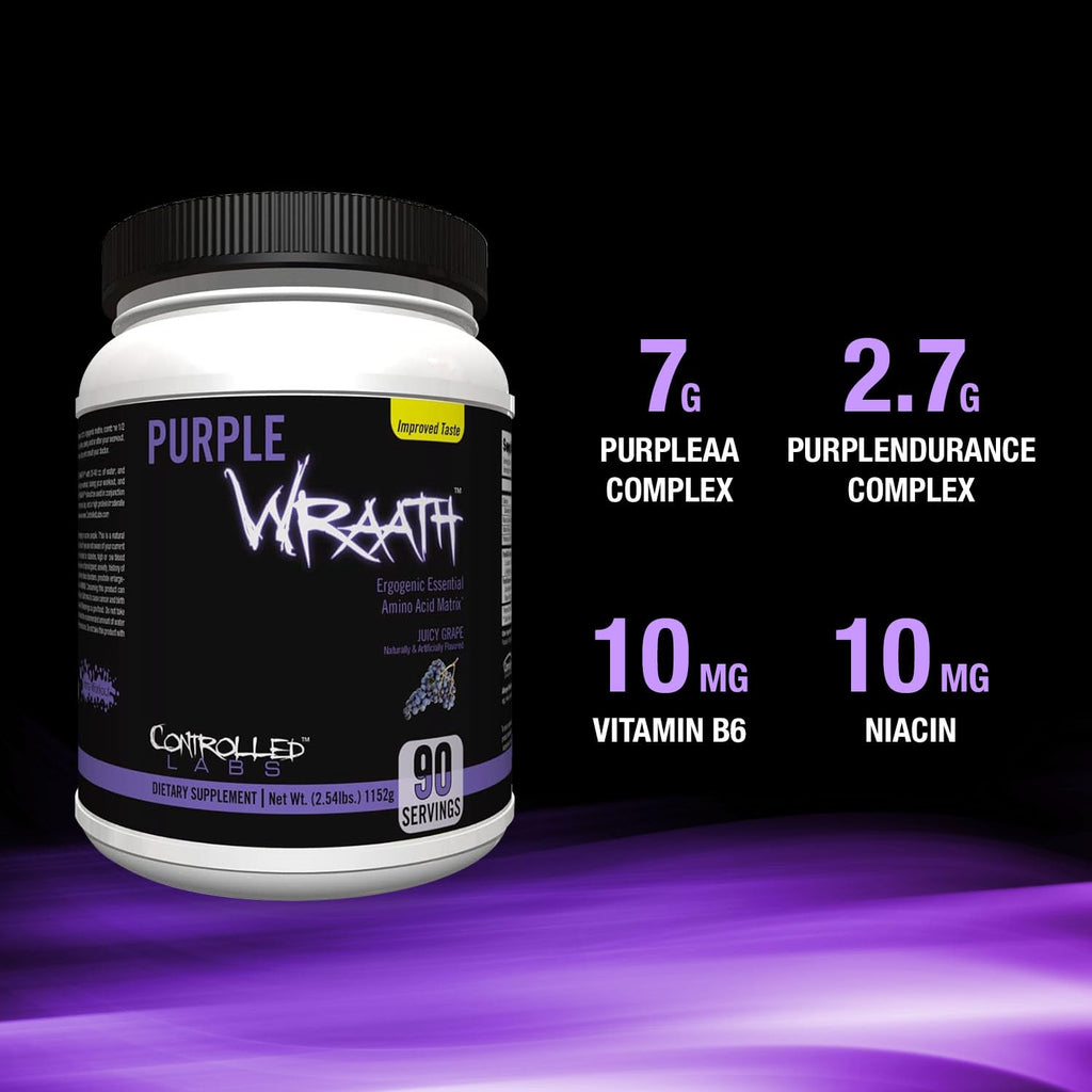 Purple Wraath energy boost during workouts