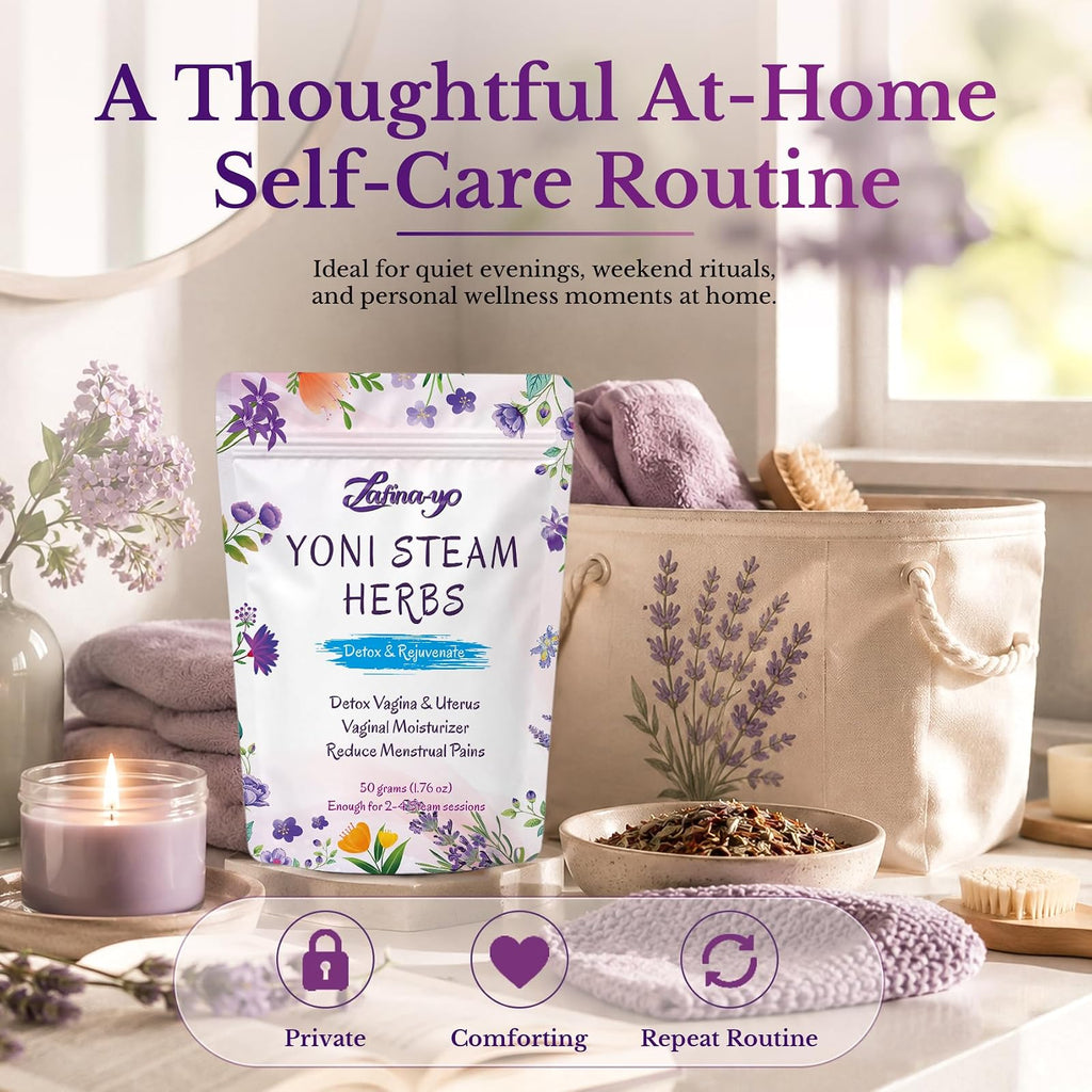 Purple yoni steaming kit for wellness