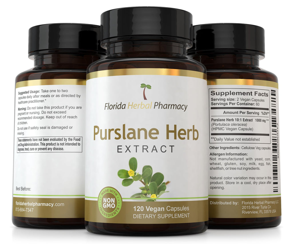 Purslane herb extract for vitality