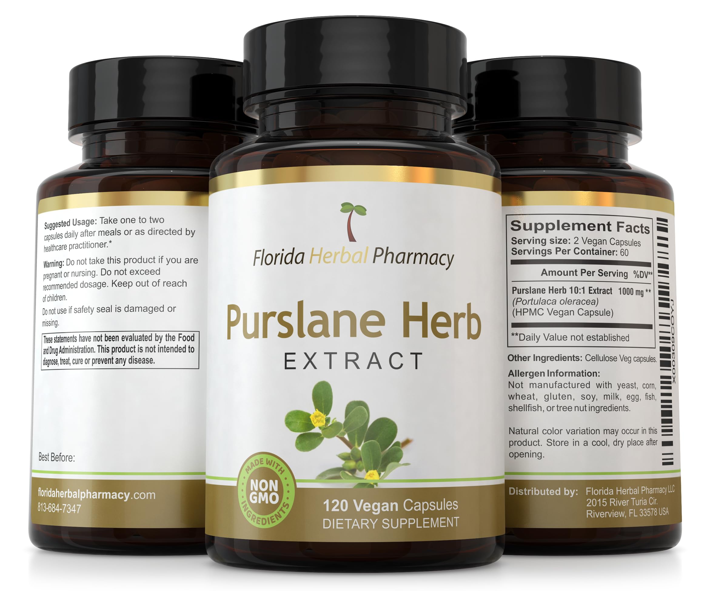 Purslane herb extract for vitality