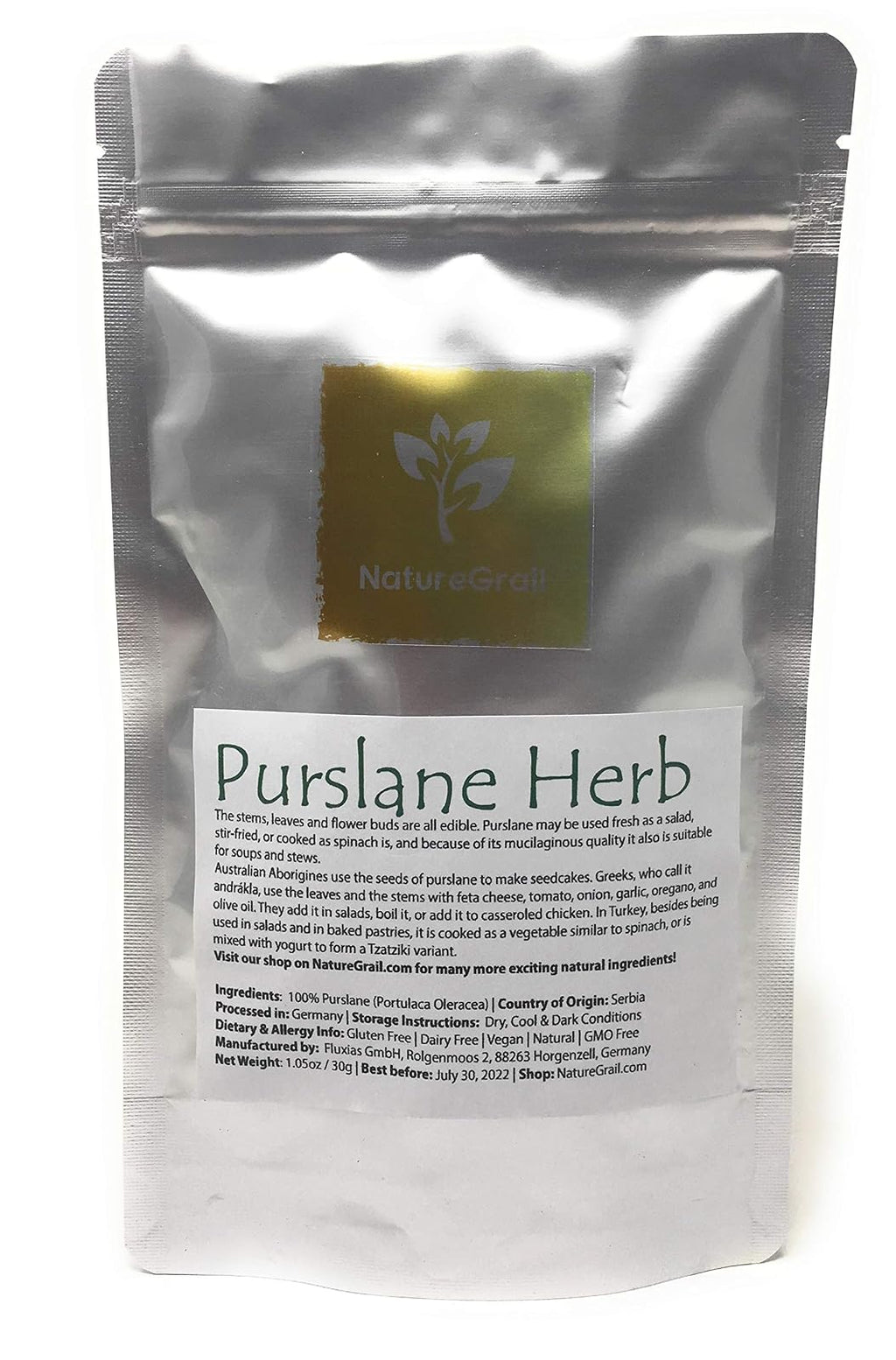 purslane herb for calming chamomile tea
