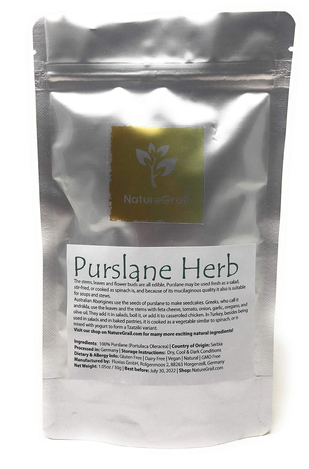 purslane herb for calming chamomile tea