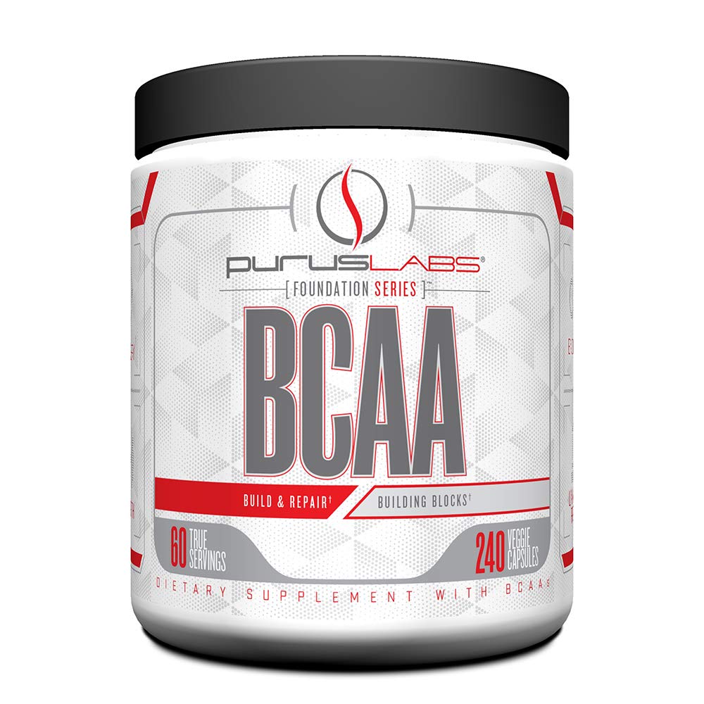 Purus Labs BCAA capsules for muscle recovery