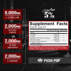 Push Pop flavour pre workout supplement
