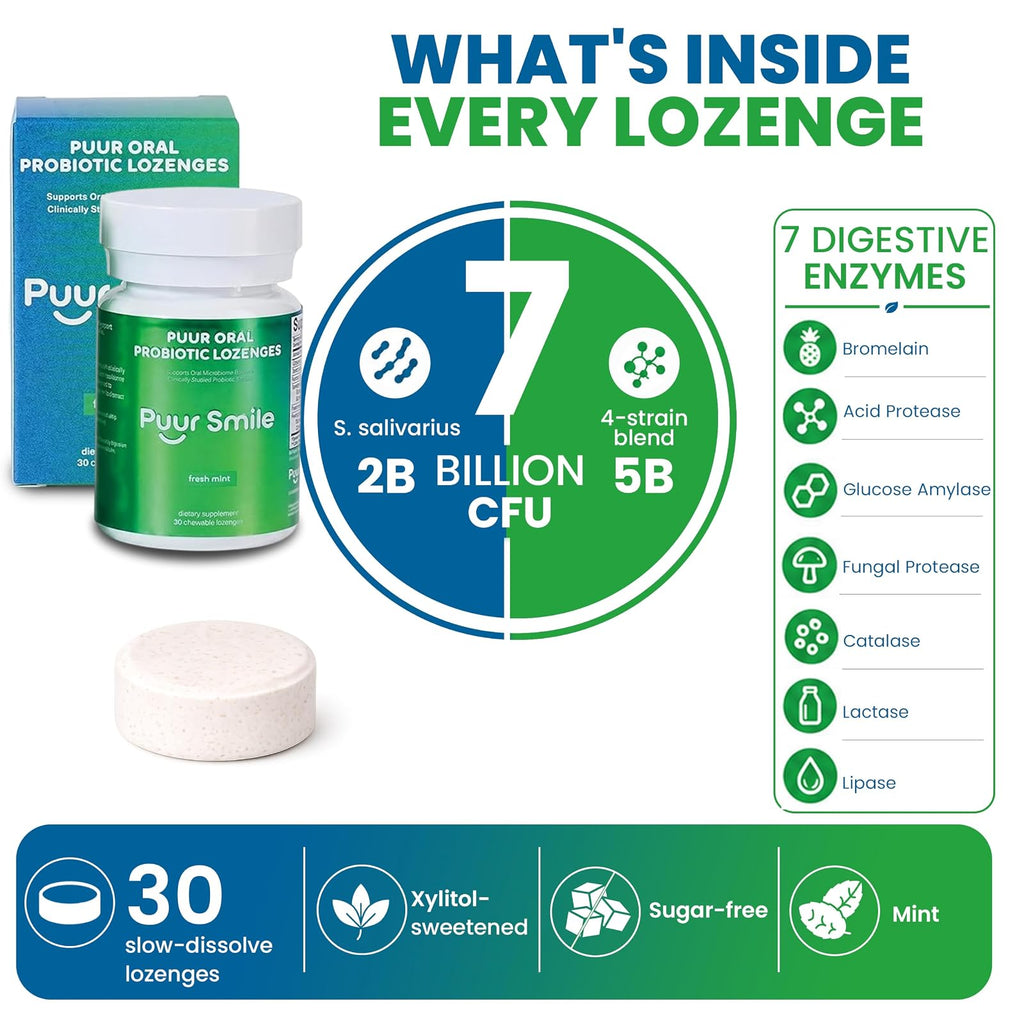 Puur prebiotic lozenges for gut health