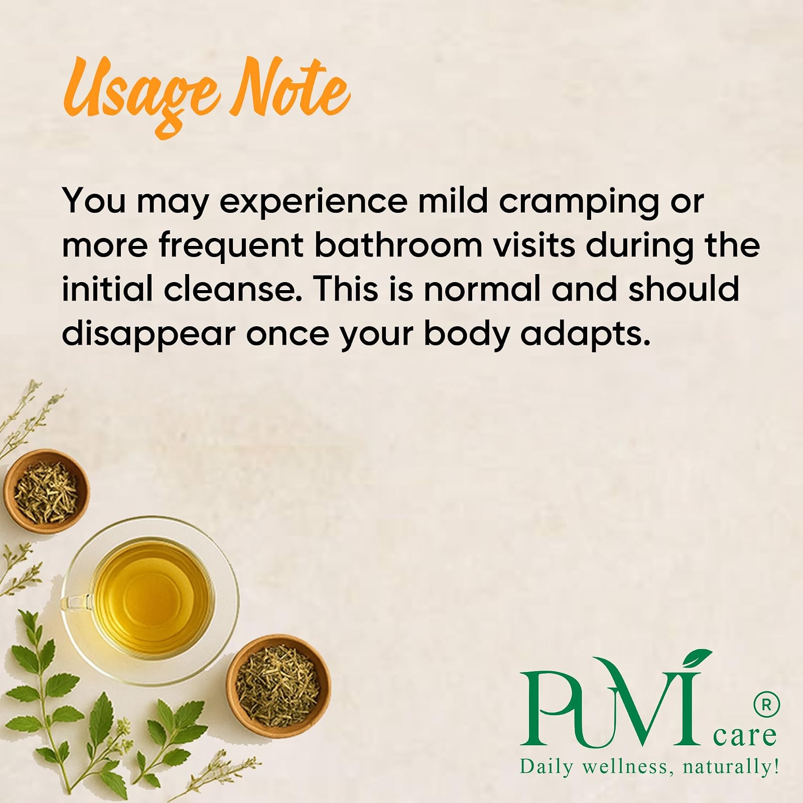 Puvi Care herbal tea for wellness