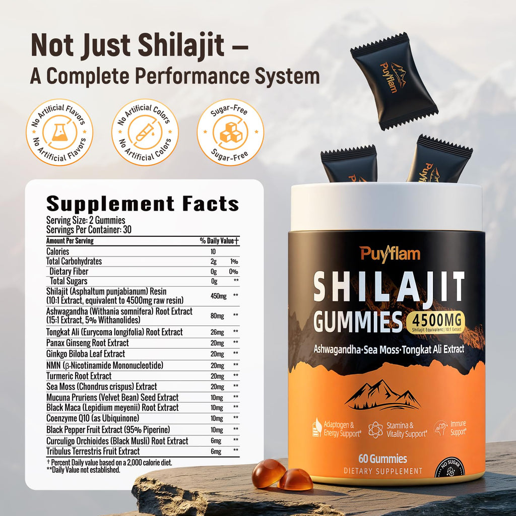 Puyflam herbal gummies for health