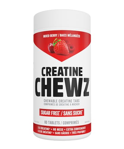 PVL Creatine Chewz mixed berry flavour