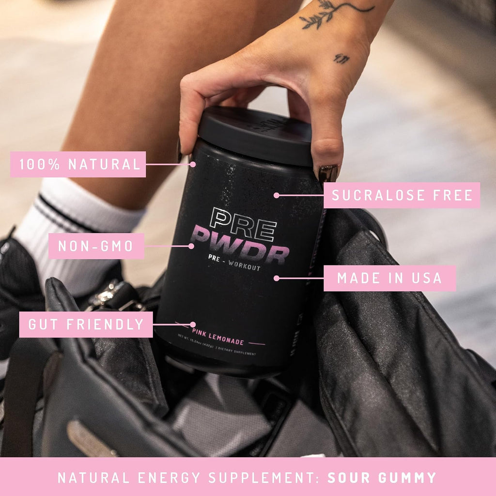 PWDRS pre-workout for intense workouts
